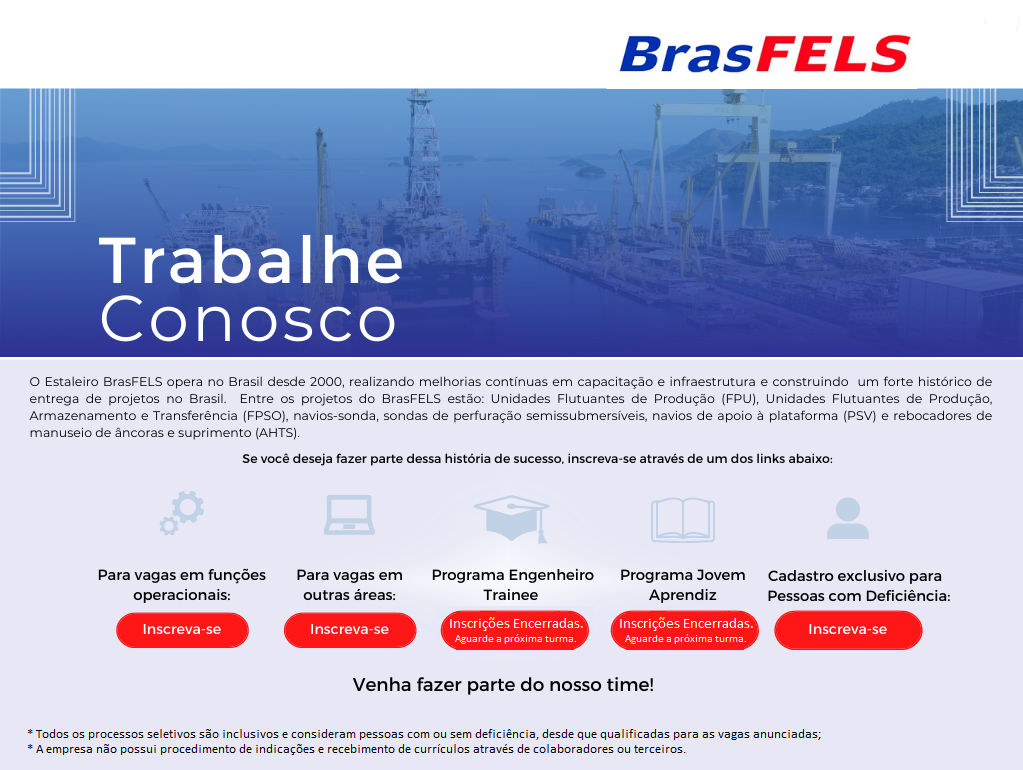 Tarbalhe Conosco - Seatrium